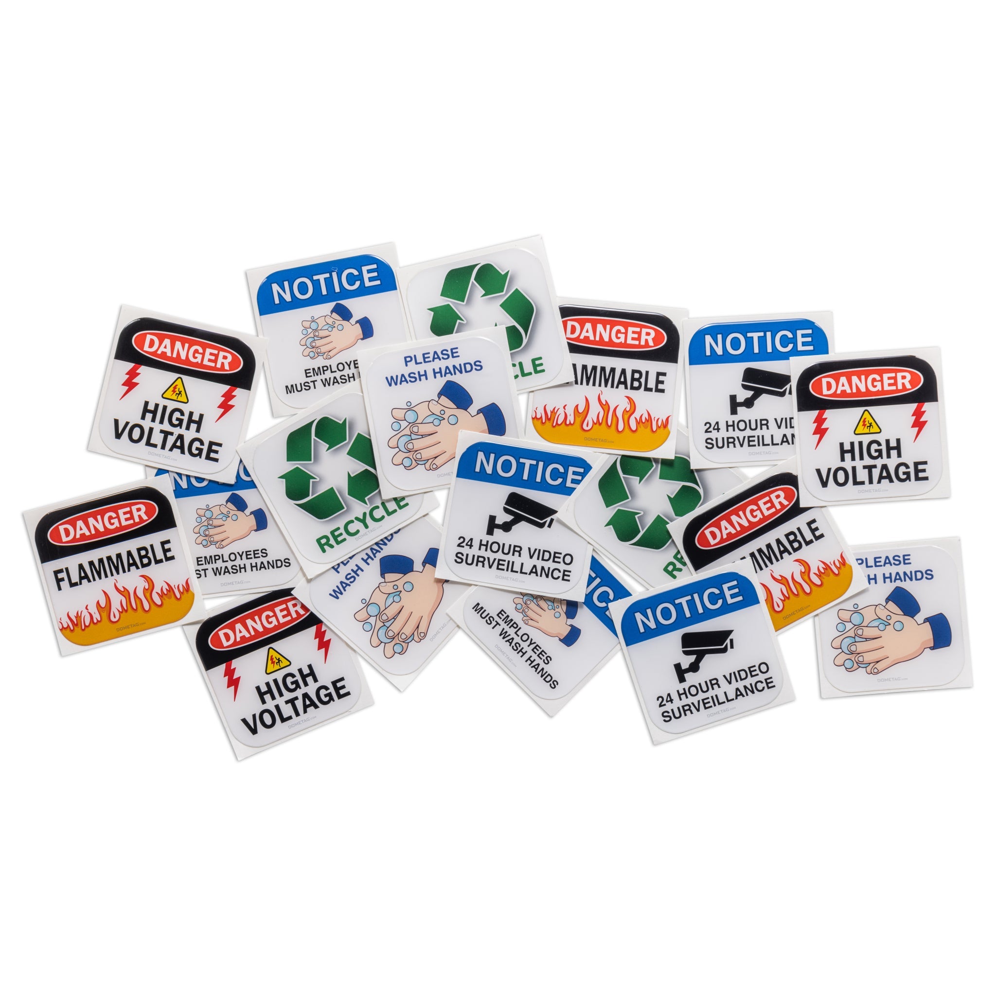 DomeTag Shop - Premade Bubble Stickers