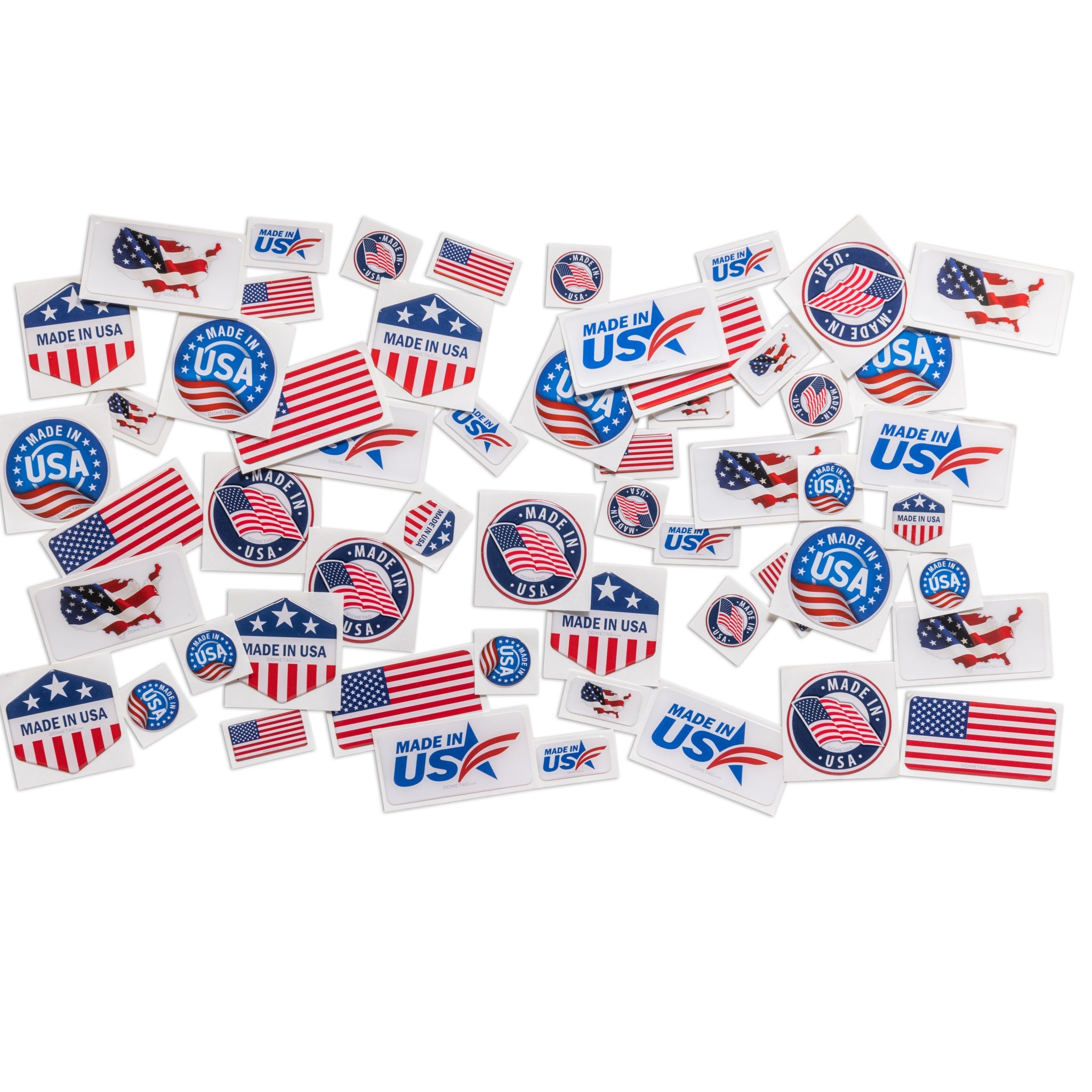 USA Bubble Stickers – DomeTag Shop
